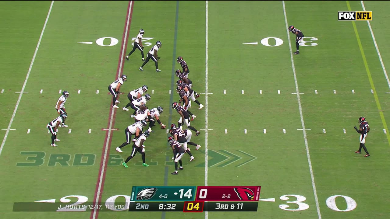 Arizona Cardinals defensive lineman Zach Allen's relentless effort nets a big third-down sack ...