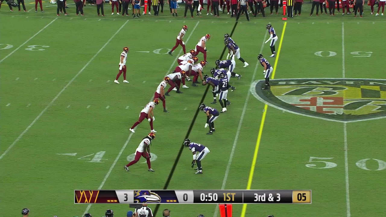 Washington Commanders quarterback Sam Howell is finally taken down for ...