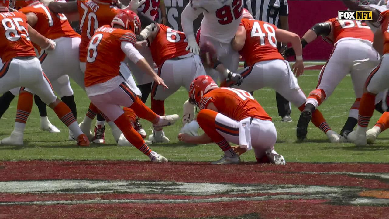 Chicago Bears kicker Cairo Santos drills 52-yard field goal to tie game