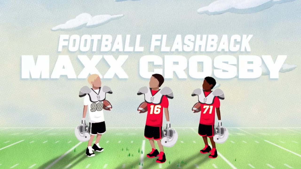 Football flashback: Las Vegas Raiders defensive end Maxx Crosby