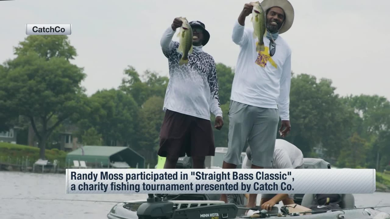 Hall of Fame wide receiver Randy Moss participates in 'Straight Bass ...