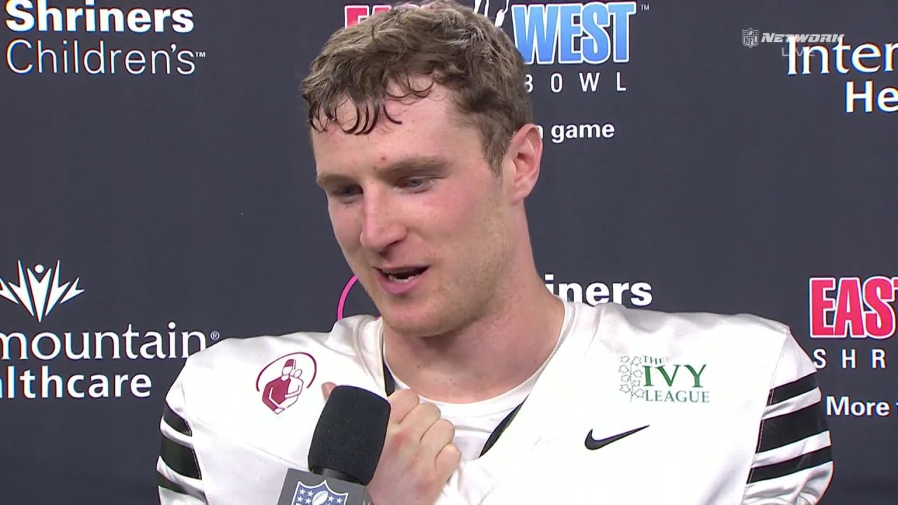 Quarterback EJ Perry reacts to being named East-West Shrine Bowl ...