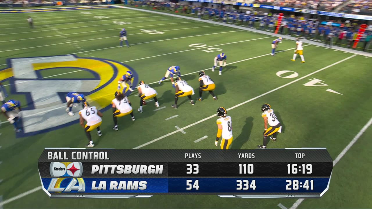 Pittsburgh Steelers wide receiver Diontae Johnson's whip route results ...