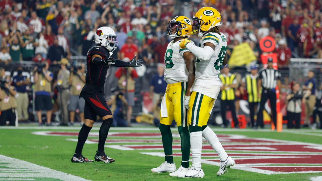 Green Bay Packers wide receiver Randall Cobb corrals quarterback Aaron ...
