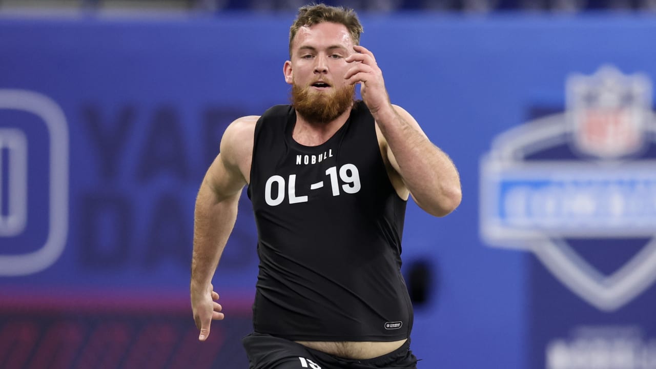 Offensive tackle Connor Galvin runs official 5.48-second 40-yard dash ...