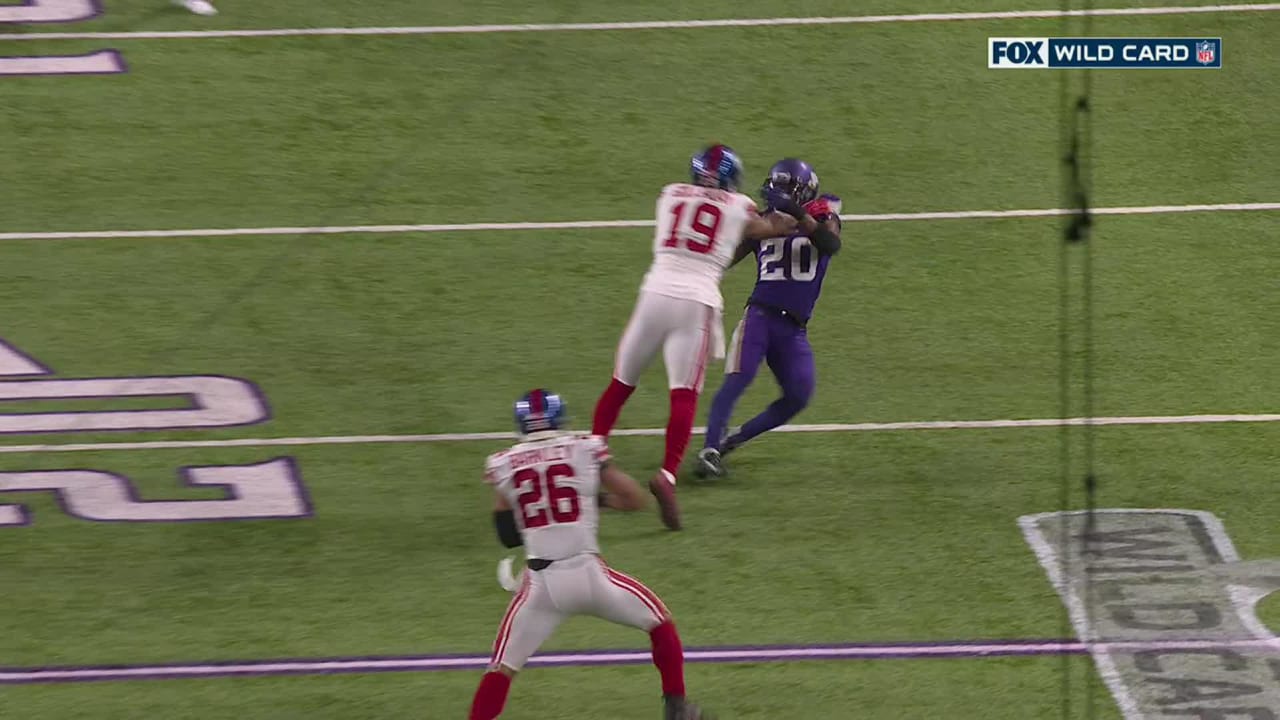 New York Giants wide receiver Kenny Golladay's wicked pancake block ...