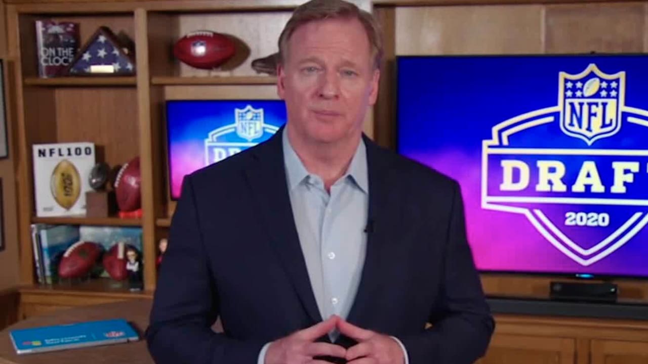 2020 NFL Draft: Roger Goodell relieved after Day 1 goes well