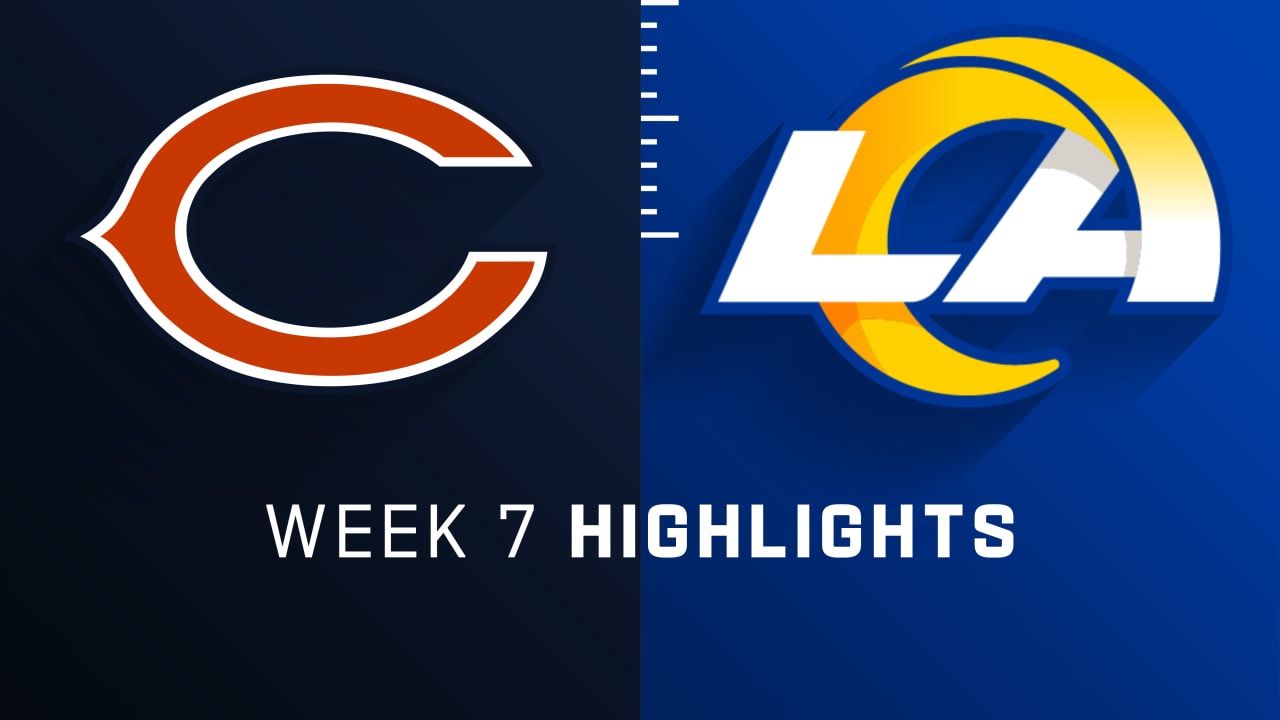 Chicago Bears vs. Los Angeles Rams highlights | Week 7