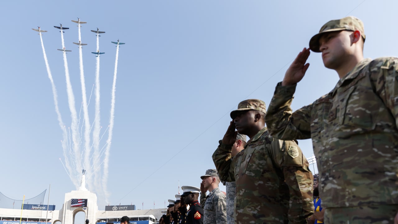 NFL teams salute fallen soldiers on Memorial Day