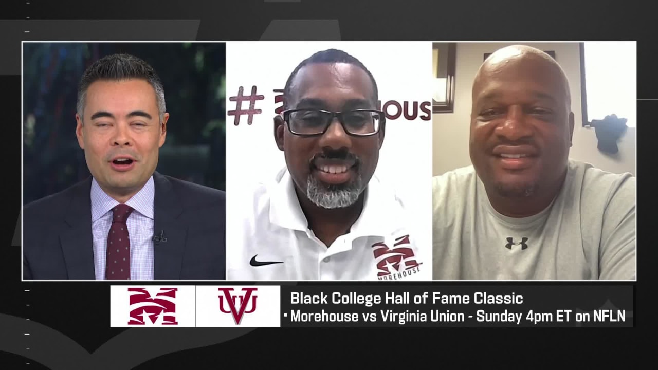 Morehouse head coach Gerard Wilcher and Virginia Union HC Dr. Alvin ...