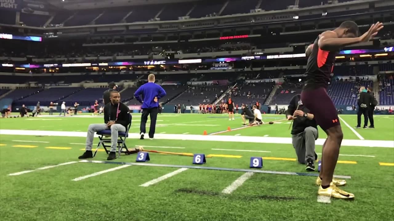 Notre Dame wide receiver Miles Boykin shows incredible hops on official ...