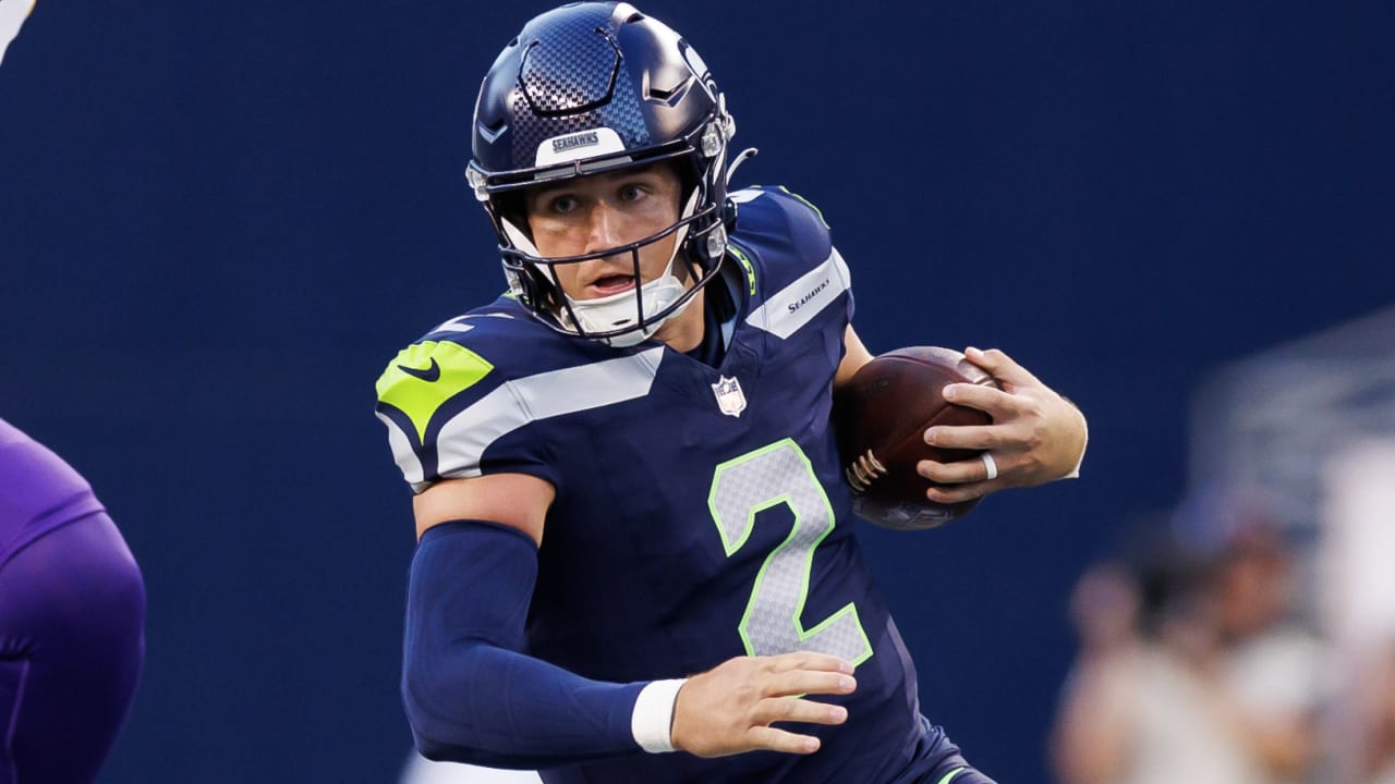 Seattle Seahawks quarterback Drew Lock dissects Minnesota Vikings' man ...