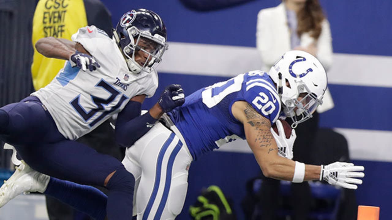 Jordan Wilkins runs in first NFL career TD