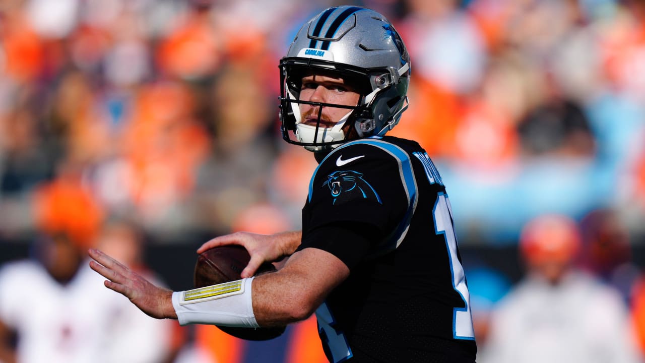 Carolina Panthers quarterback Sam Darnold zips pinpoint 26-yard dime to ...