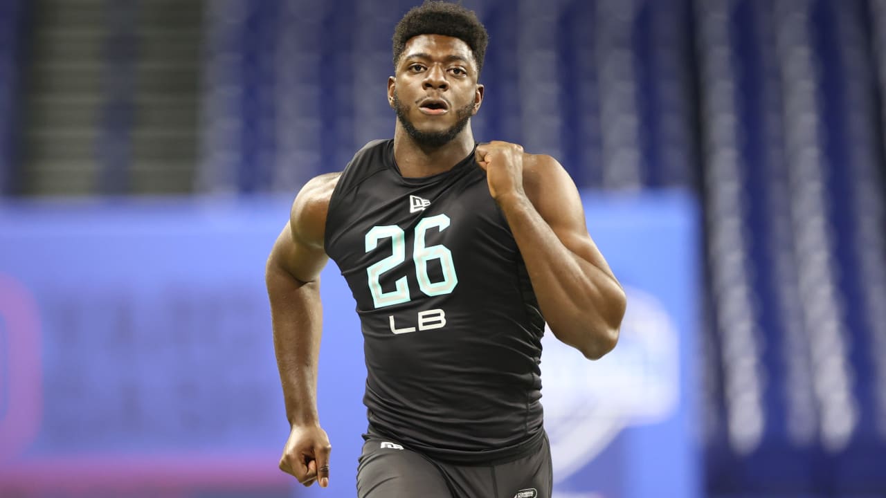Linebacker Jeremiah Moon runs official 4.76-second 40-yard dash at 2022 ...