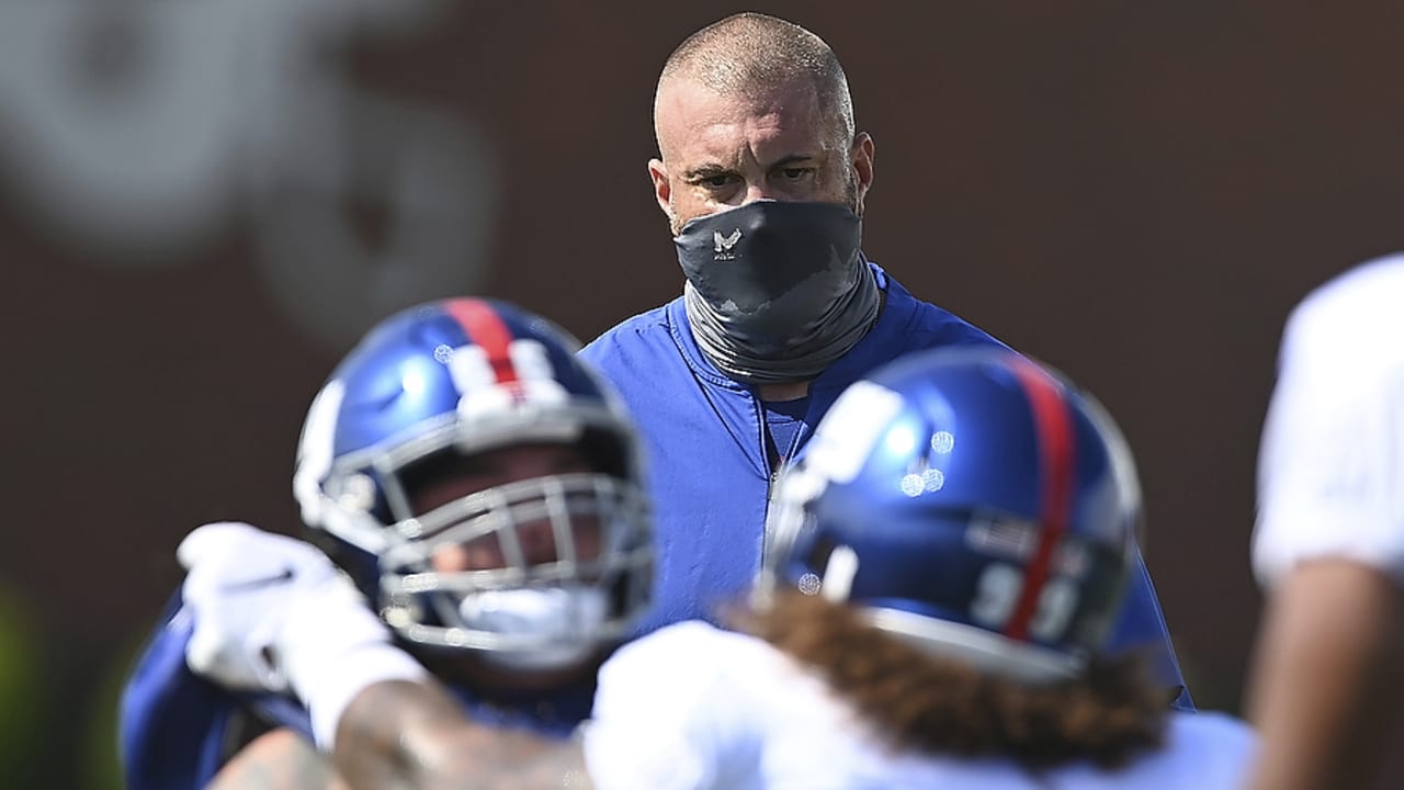 Giants dismiss OL coach Marc Colombo, bring in Dave DeGuglielmo
