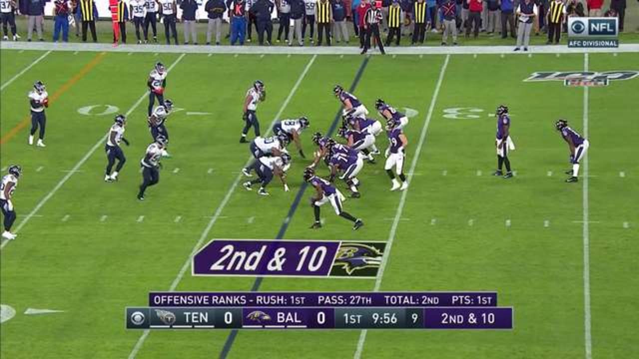 Lamar Jackson hits Mark Andrews with sideline dime for first down