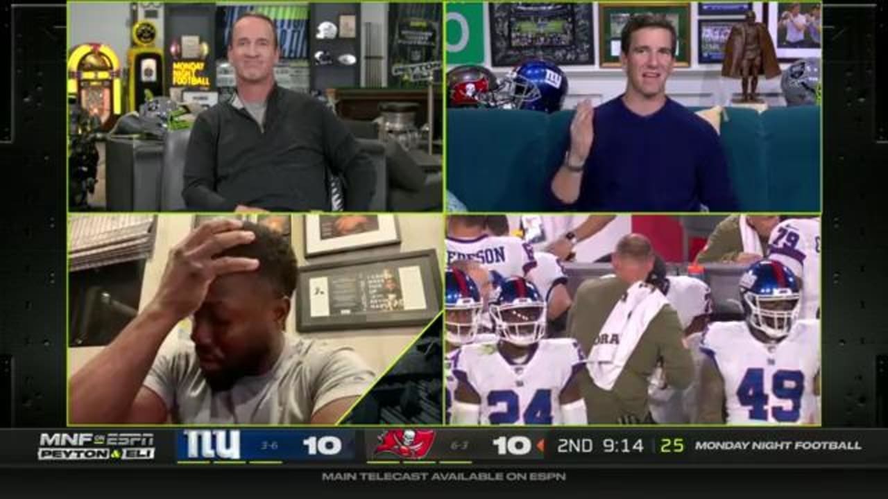 Best of Kevin Hart with Peyton Manning and Eli Manning bros on 'Monday ...