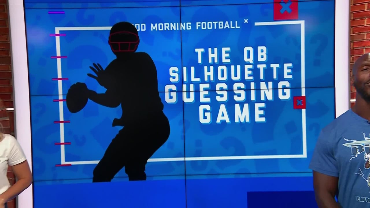 Quarterback Silhouette guessing game | 'GMFB'