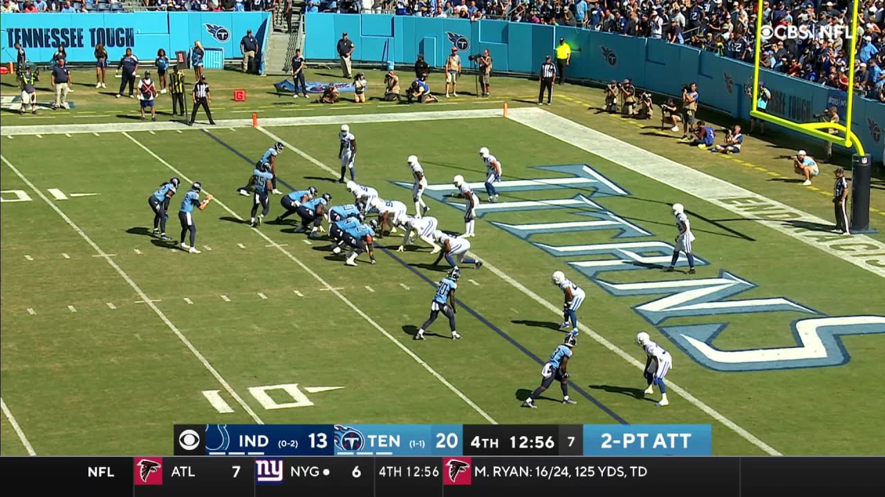 Tennessee Titans running back Derrick Henry slices into the end zone ...