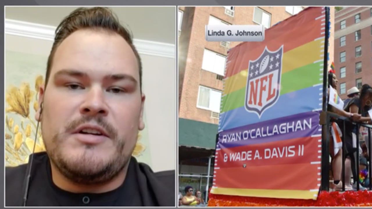 Ryan O'Callaghan reflects on NFL's presence at NYC Pride March