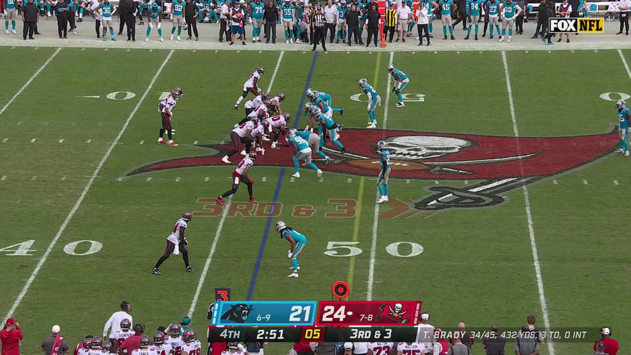 Tampa Bay Buccaneers quarterback Tom Brady spikes ball into ground with ...