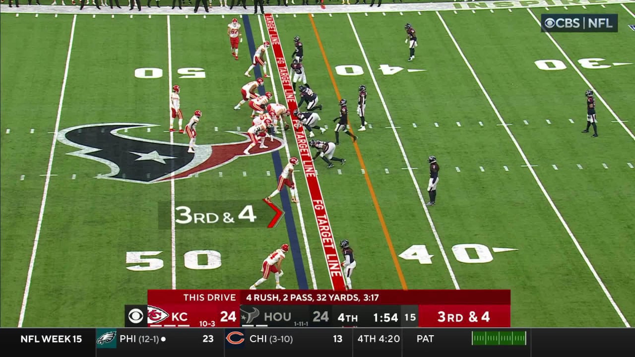 Kansas City Chiefs quarterback Patrick Mahomes roams the open field for ...