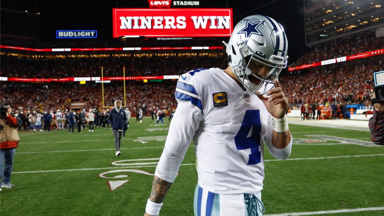 Dak Prescott shoulders blame for Cowboys' 'unacceptable' loss to 49ers ...