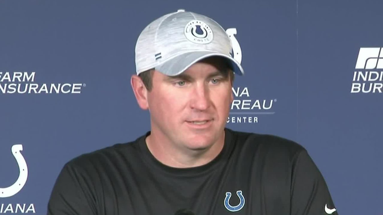 Indianapolis Colts offensive coordinator Jim Bob Cooter on quarterback ...
