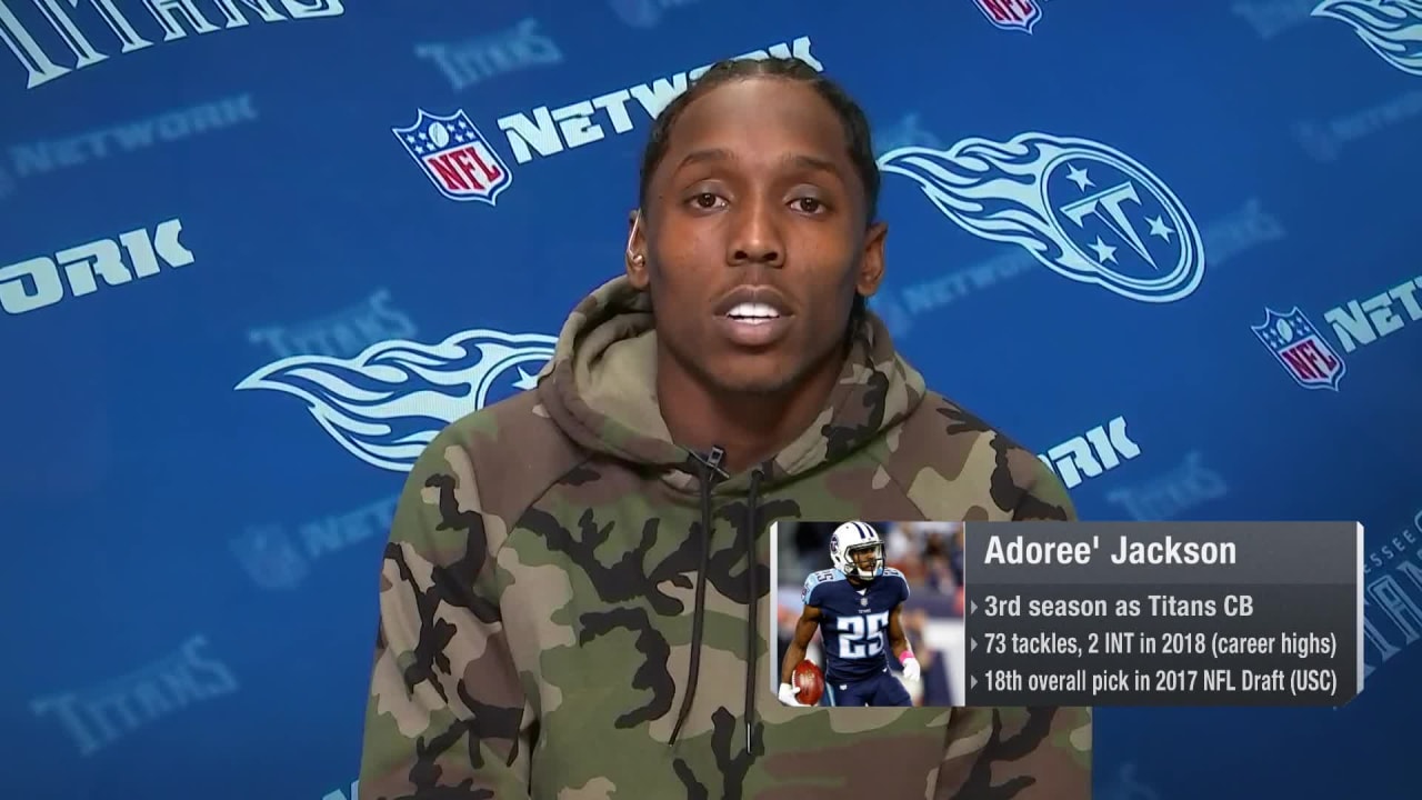 Adoree' Jackson explains Titans' mindset after quarterback change