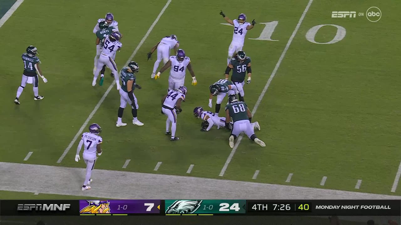 Philadelphia Eagles running back Kenneth Gainwell's mishandling of ...