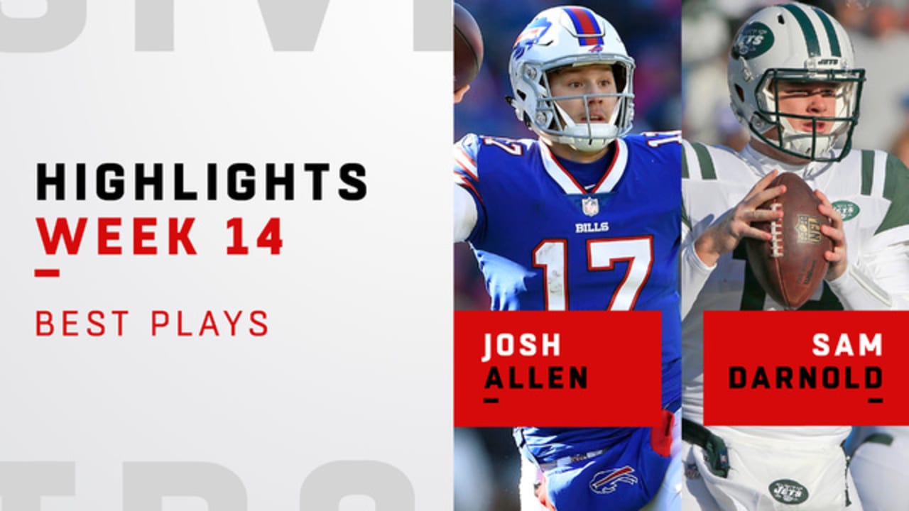 Josh Allen vs. Sam Darnold highlights | Week 14