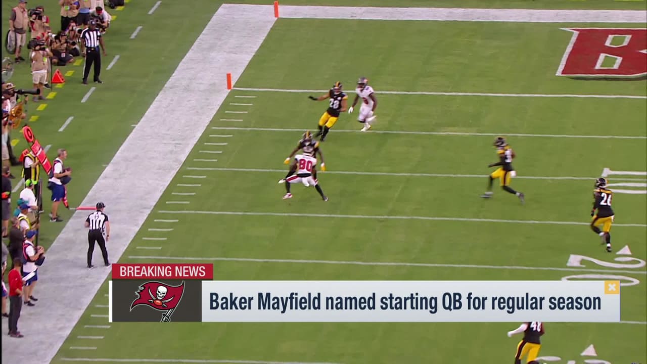 Tampa Bay Buccaneers name quarterback Baker Mayfield starting QB for regular season