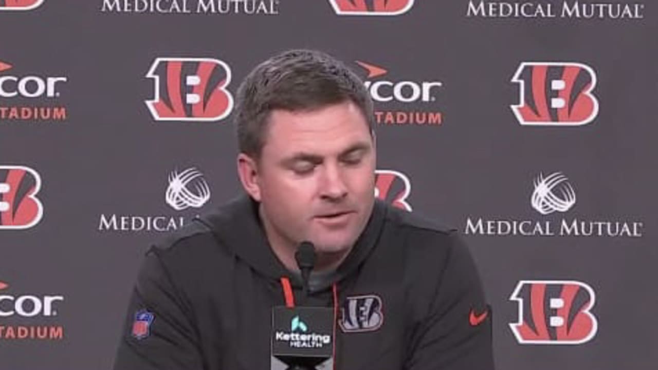 Cincinnati Bengals head coach Zac Taylor: 'We got to beat them one time ...