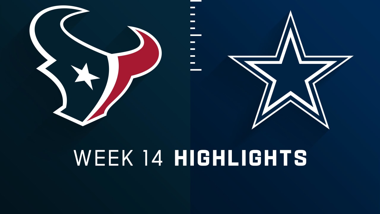 Houston Texans vs. Dallas Cowboys highlights | Week 14