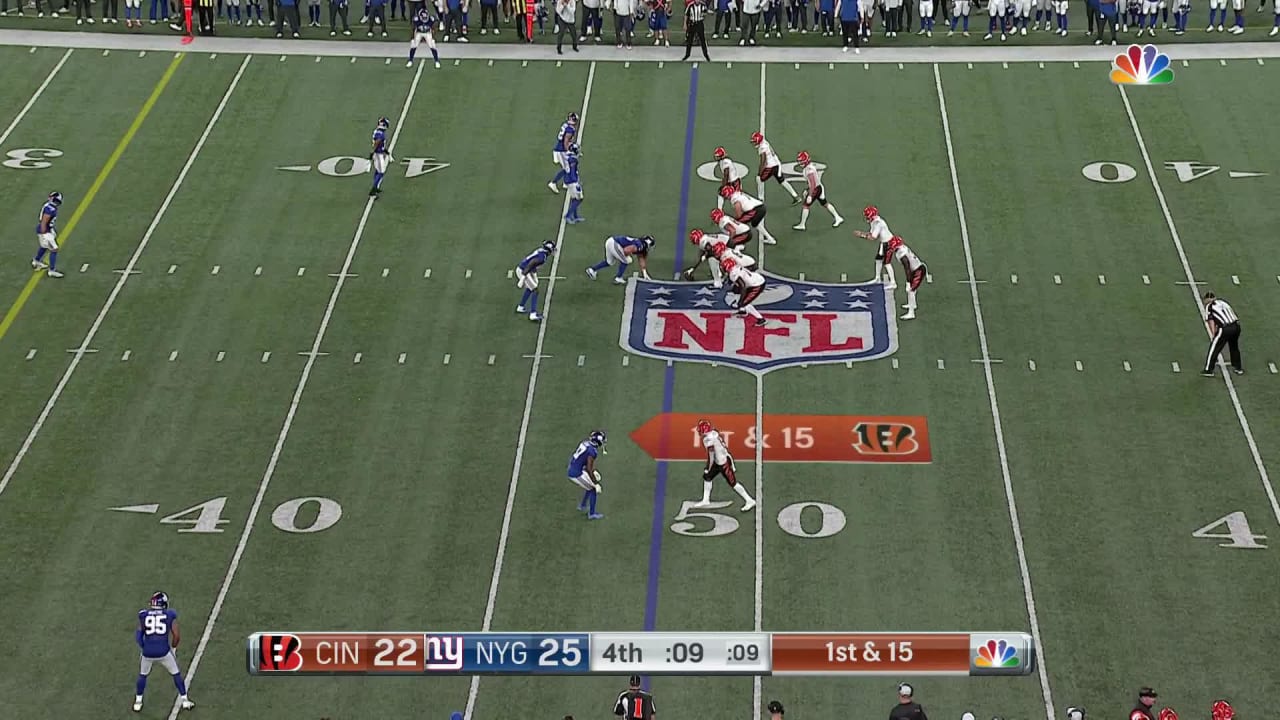 Game-winning hit stick! New York Giants linebacker Tomon Fox's huge ...