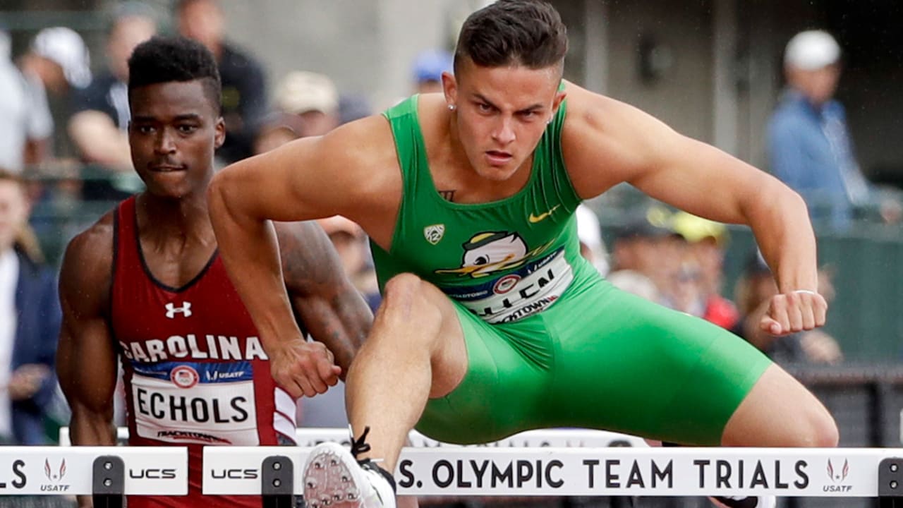 Devon Allen of Oregon advances to semis of U.S. Olympic Trials
