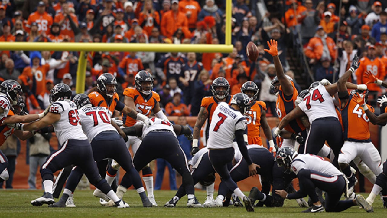 Broncos attempt to ice kicker before halftime