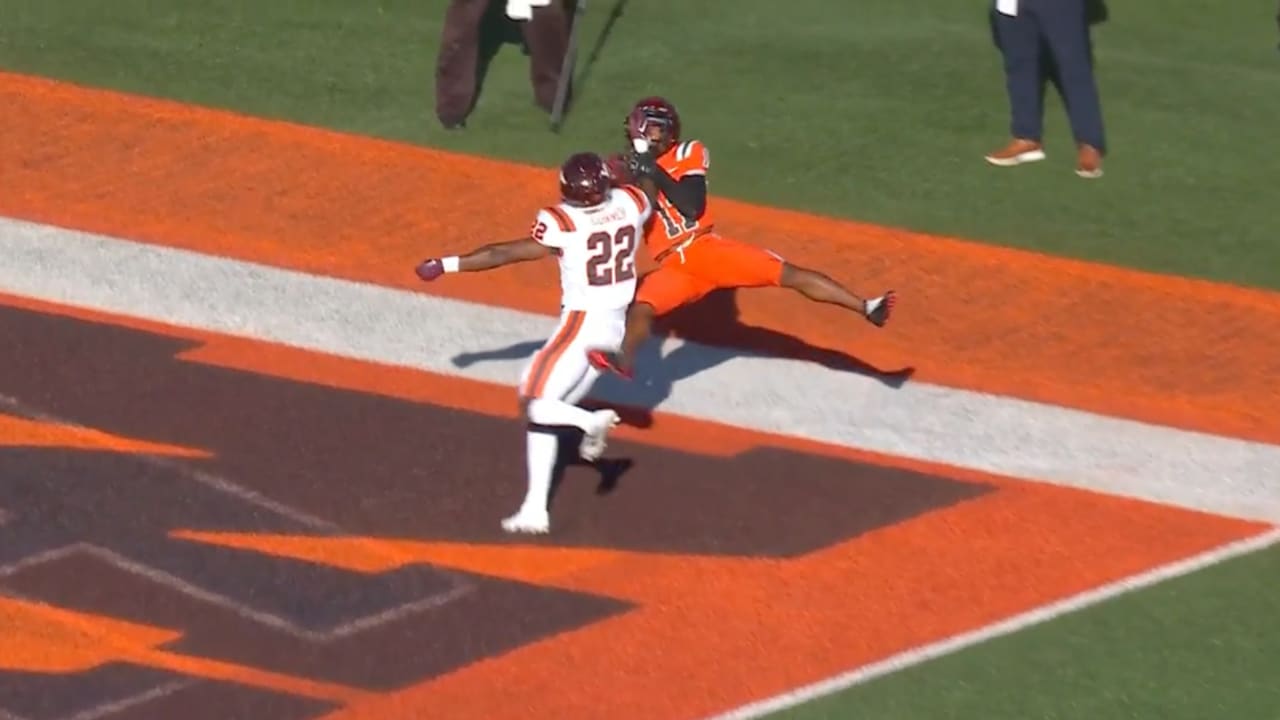 Virginia Tech Hokies defensive back Chamarri Conner breaks up National ...