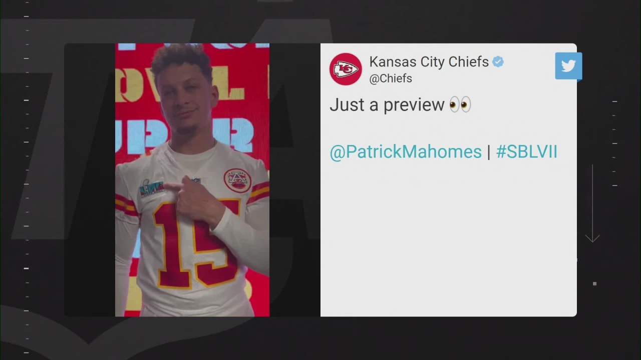 Kansas City Chiefs quarterback Patrick Mahomes reveals which uniform ...