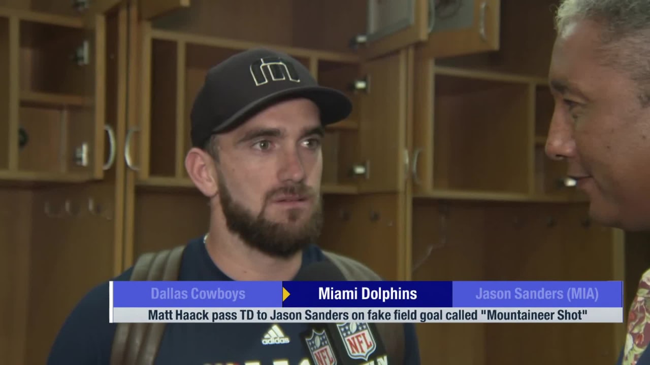 Dolphins kicker Jason Sanders explains the origin of 'Mountaineer Shot ...