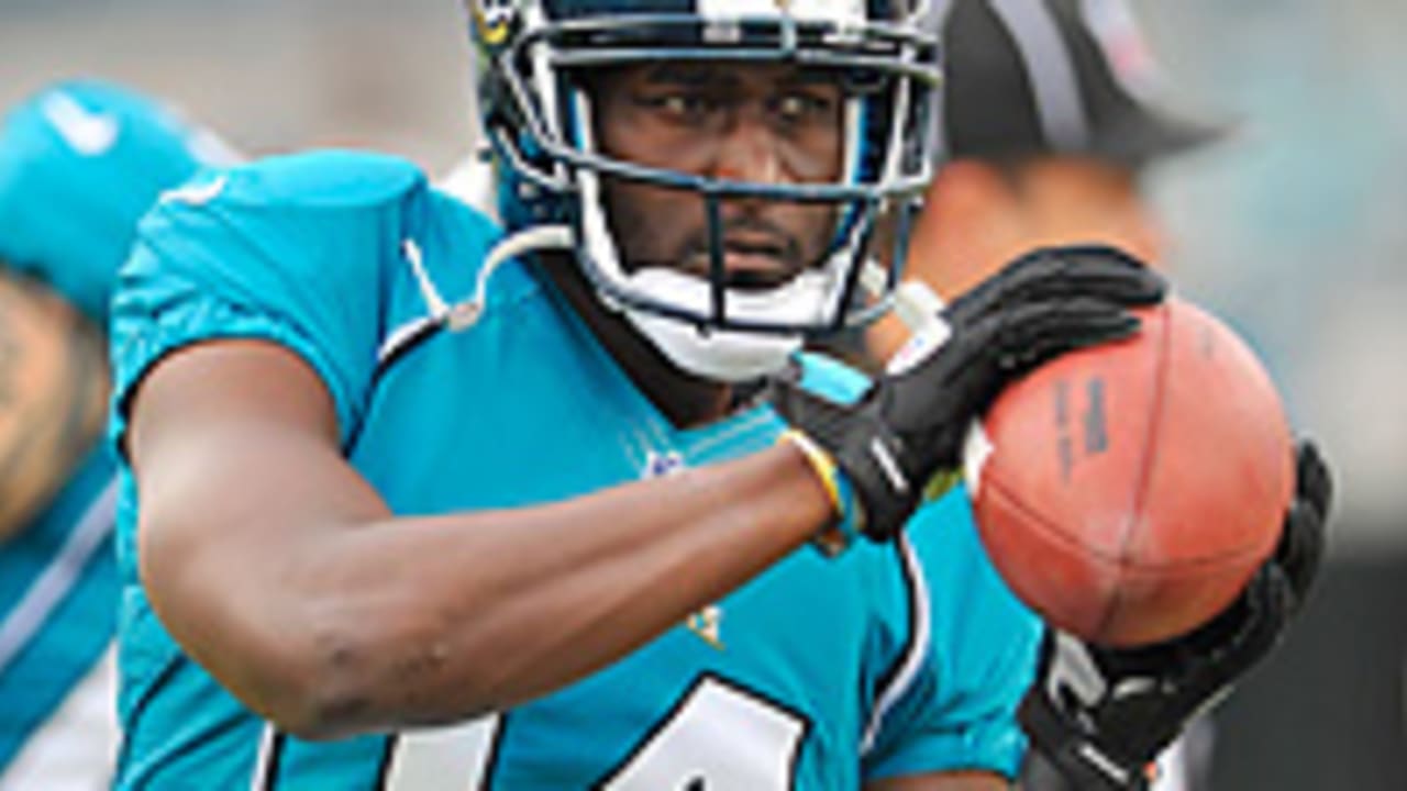 Justin Blackmon working with Jaguars' first team
