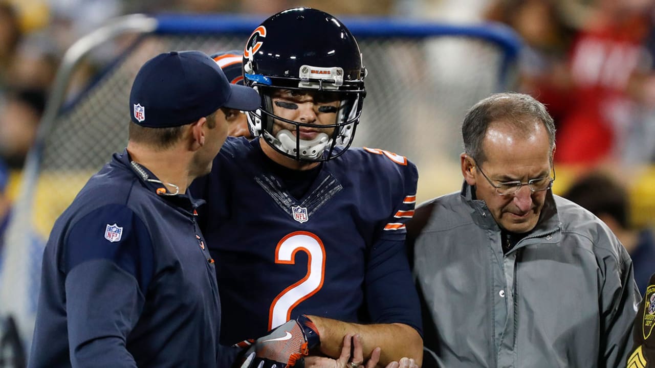 Bears QB Brian Hoyer breaks left arm in loss to Packers
