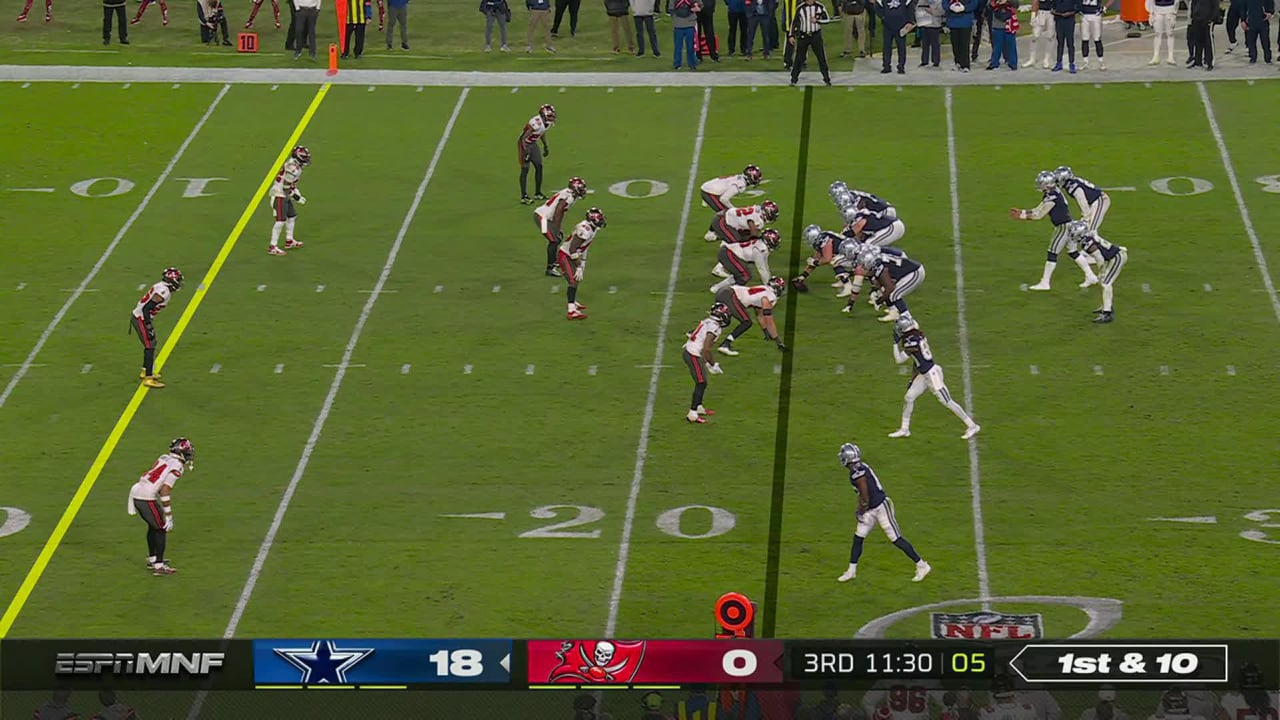 Dallas Cowboys running back Tony Pollard moves through tackles like the ...