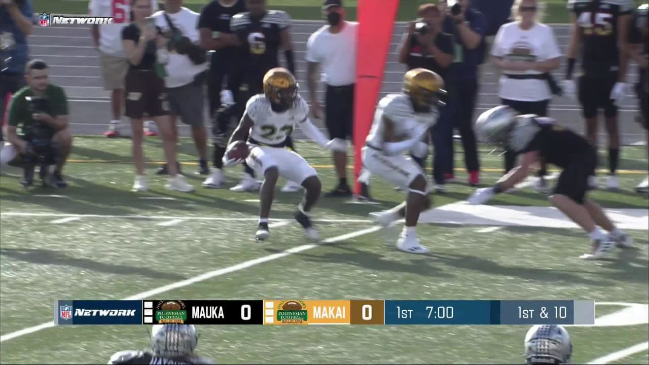 Utah commit CJ Blocker jumps WR's route for third-down INT | 2023 ...