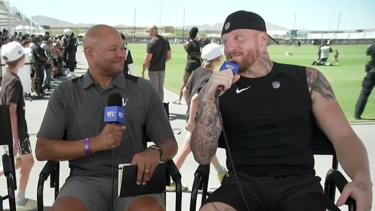 Las Vegas Raiders defensive end Maxx Crosby talks upcoming joint practice with San Francisco 49ers