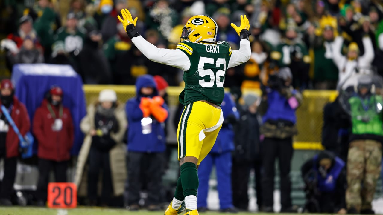 Green Bay Packers linebacker Rashan Gary picks up second bull-rushing ...