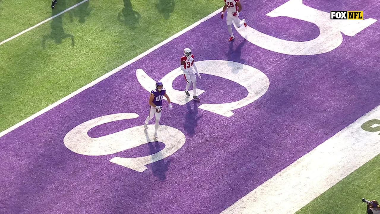 Minnesota Vikings tight end Johnny Mundt is WIDE open on 1-yard TD ...