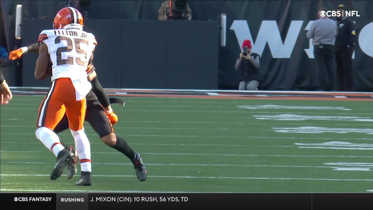 Cleveland Browns running back Demetric Felton disorients Bengals ...