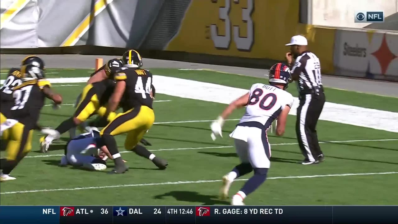 Fullback Derek Watt, Pittsburgh Steelers turn a Denver Broncos ...